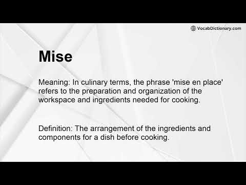 Mise Meaning