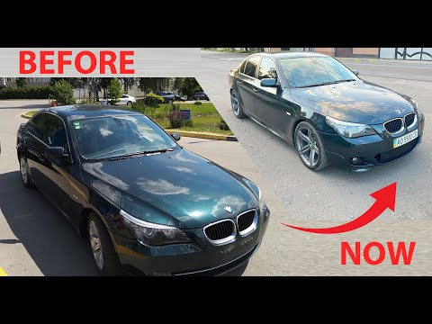 S715A My BMW E60 makeover: upgrading to M-package bumpers and 167 M6 wheels M Technic