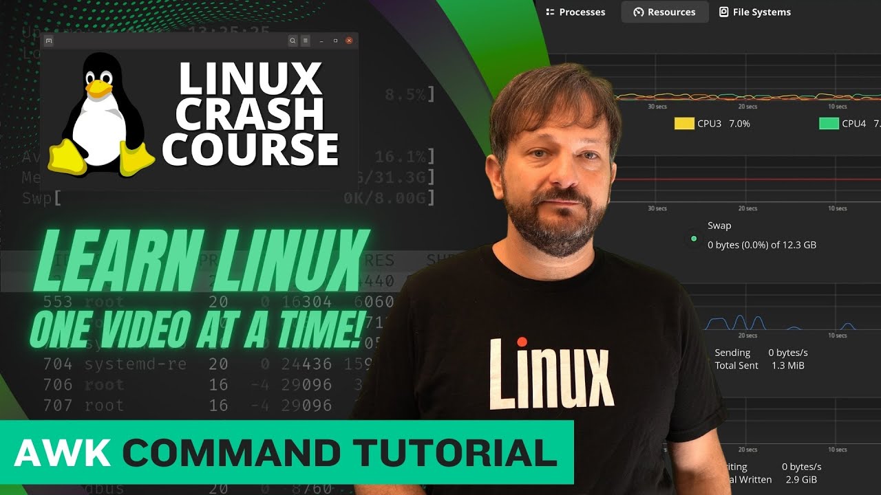 Linux Crash Course - awk