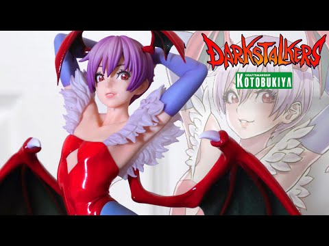 Lilith Darkstalkers Bishoujo Statue Unboxing - Kotobukiya