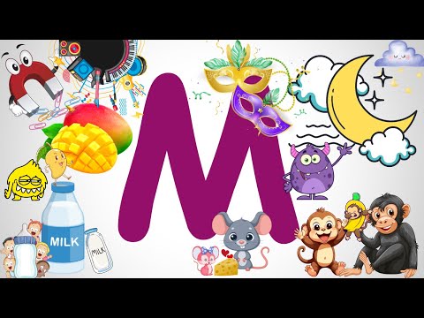 Words That Start with M | Words That Start with Letter M for Toddlers | Vocabulary For Kids
