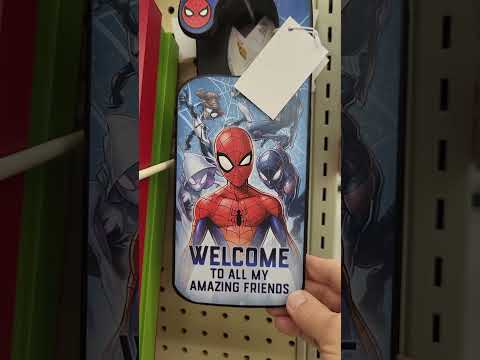 Marvel Spider-Man 3D door Signs and Art - Hobby Lobby