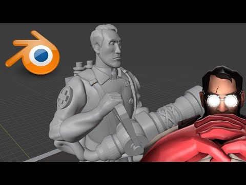 📱 Medic TF2 stand Smartphone・ OBJ File for ・Cults