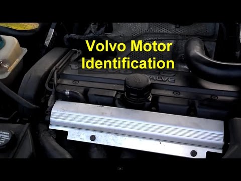 Where to find the engine serial number location on block SN / PN, Volvo 850, S70, V70, XC70 - VOTD