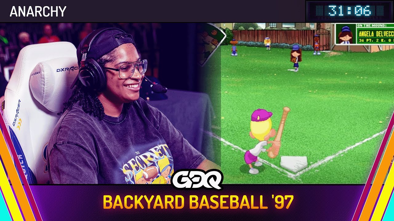 Backyard Baseball '97 by anarchy in 31:06 - Summer Games Done Quick 2025