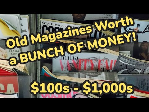 Your Old Magazines Might Be Worth a Bunch Of Money! Big Money Research Video