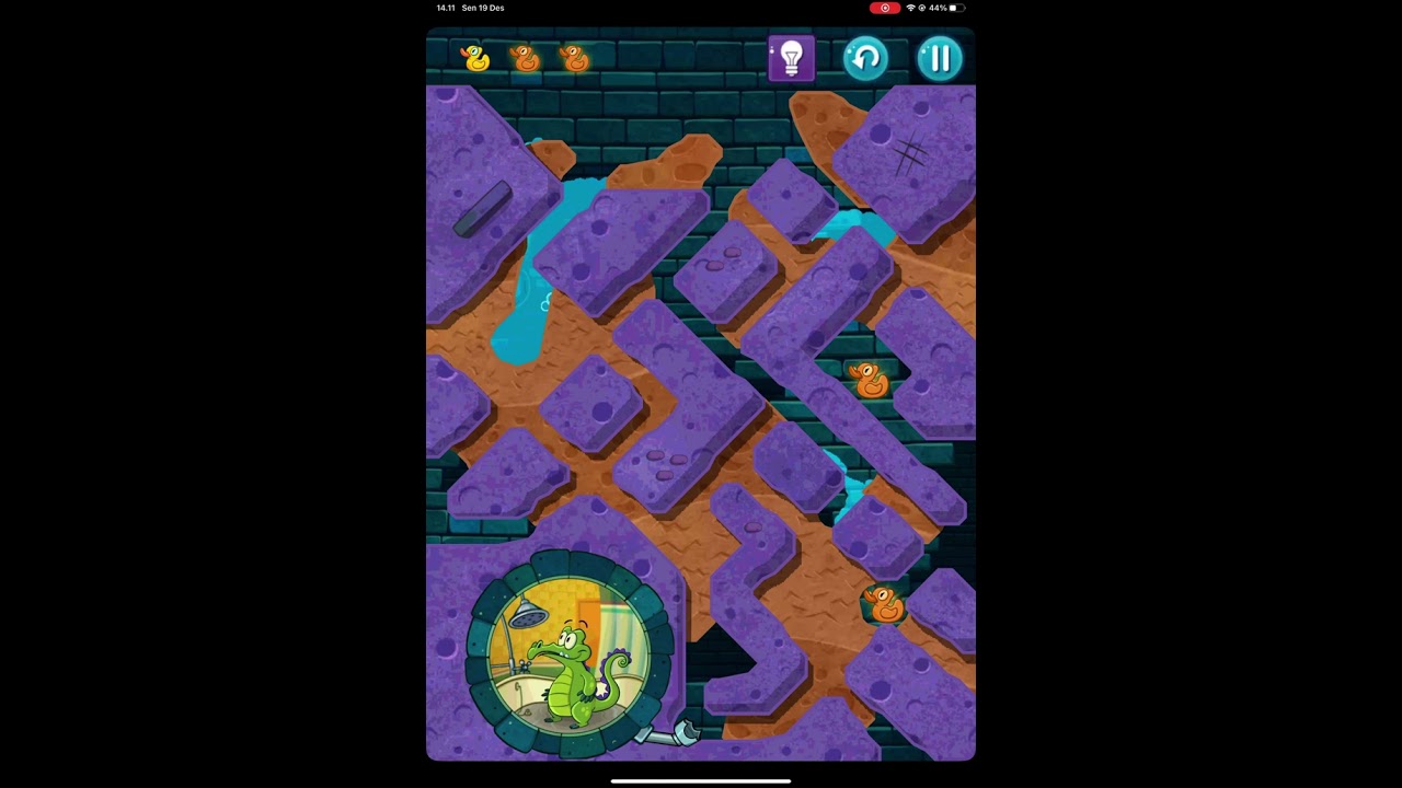 Game Where’s My Water 2 - Level 3 Split Second Decision (Swampy)