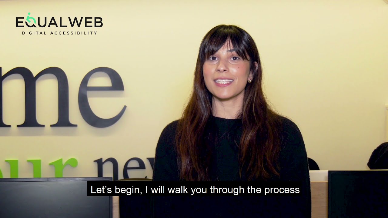 Equalweb Website Accessibility, ADA compliance - Getting Started