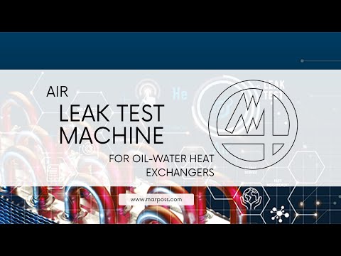 Air Leak Test Machine for Oil-Water Heat Exchangers