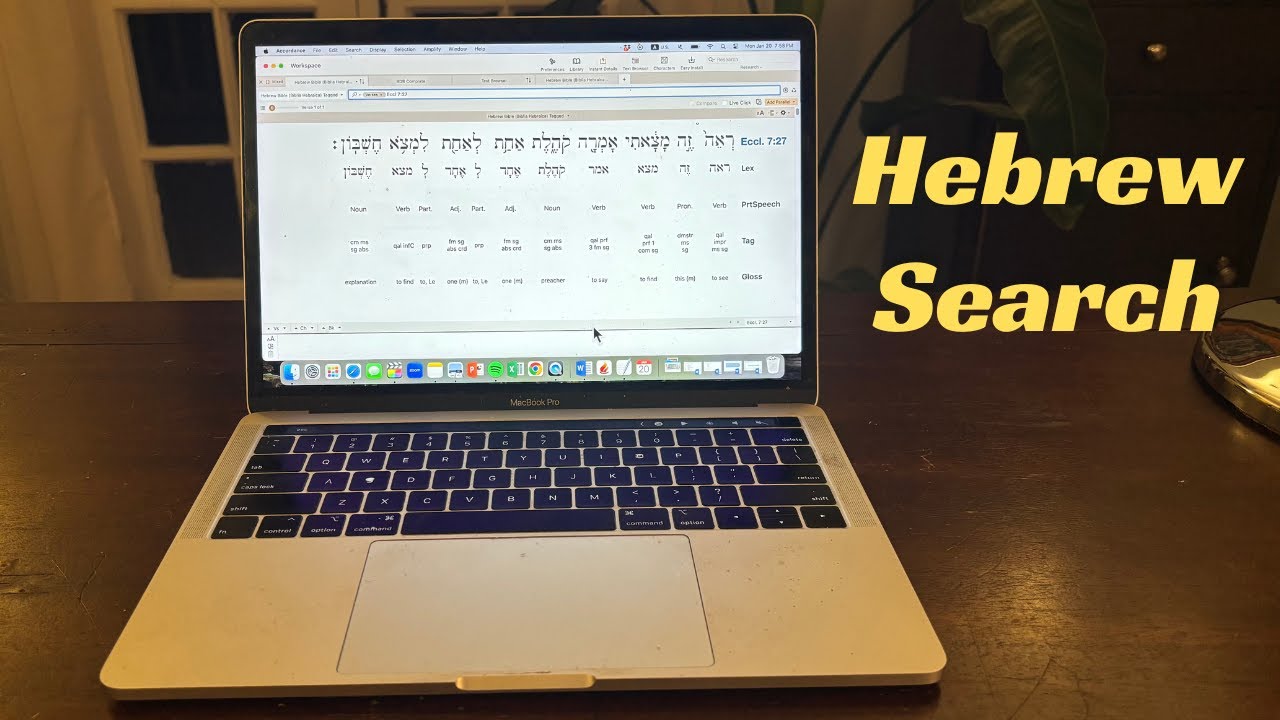 Hebrew Search in Accordance Made Easy