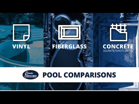 What's the Difference Between Vinyl, Fiberglass, and Concrete Pools? | Premier Pools & Spas