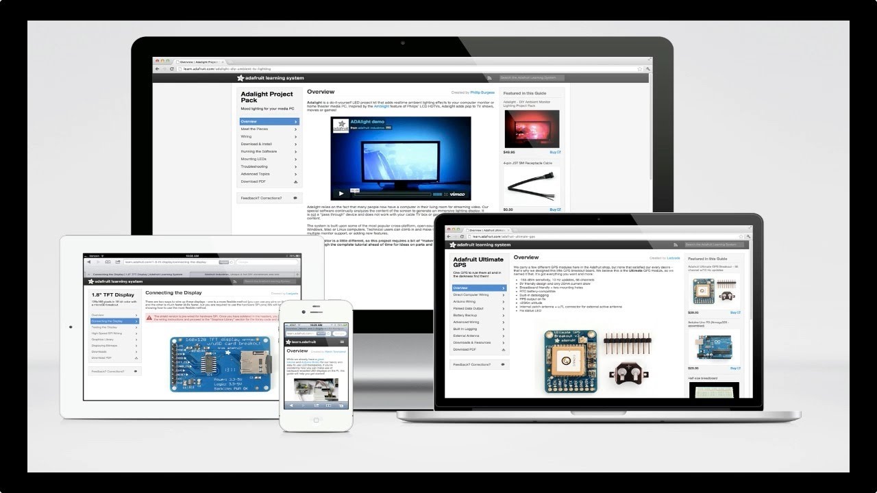Adafruit Learning System video overview