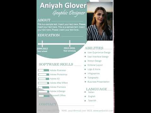 Graphic Designer Resume Template