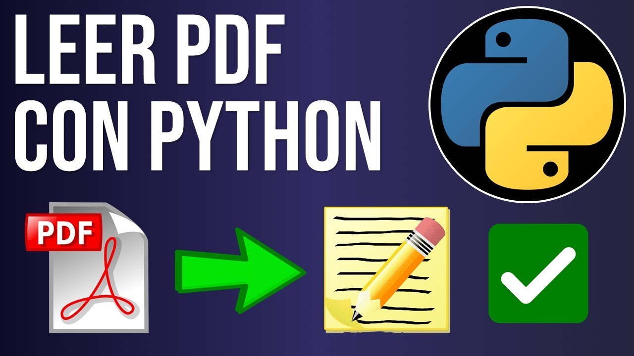 ¿Cómo Leer un archivo PDF con Python? Lectura de Texto/Contenido/Datos de un PDF, usando Python ✅