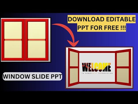 Ppt 20 Download this editable window slide ppt for free |Professional Ppt| Ppt Presentation