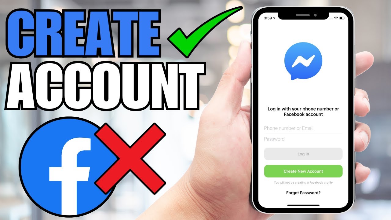 How To Create Messenger Account Without Facebook Profile