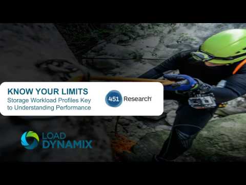 451 Group Webinar: Know Your Limits - Workload Profiles Key to Understanding Storage Performance