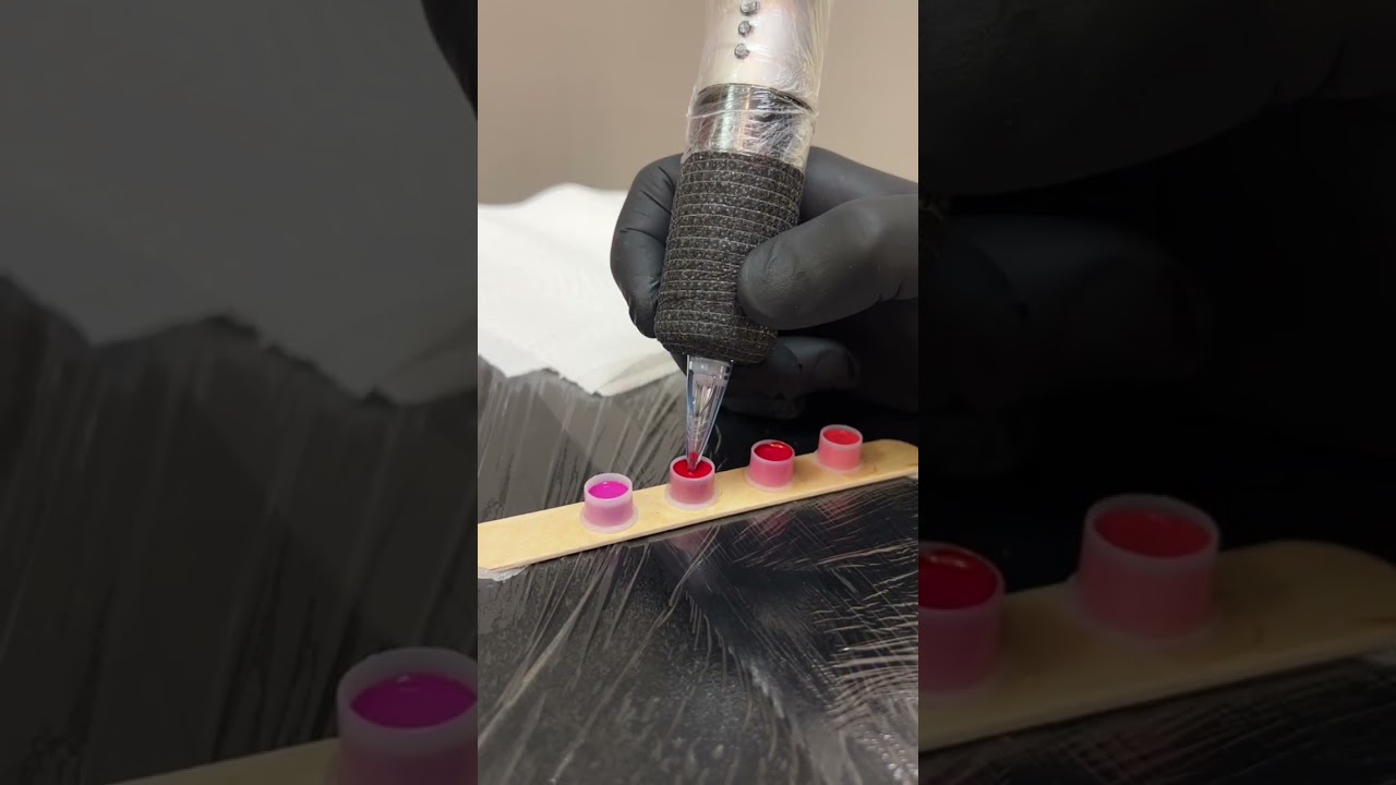 tattoo in color on the collarbone for a girl beautiful flowers peonies red feminine bright delicate