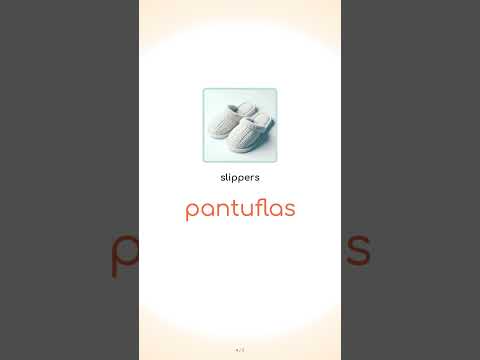 🇪🇸 5 Spanish Words in 60 Seconds 🕛 Clothes: pajamas, nightgown, robe, slippers, sleepwear