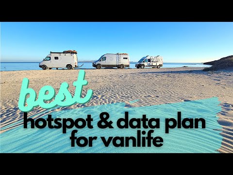 Best Internet Hotspot for Remote Work and Vanlife: AT&T 100 Gig Prepaid Mobile Data Plan