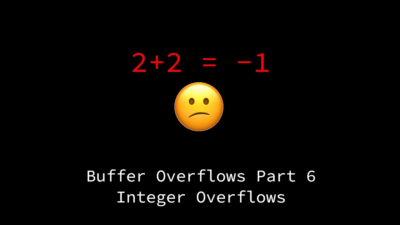 Buffer Overflows Part 6 - Integer Overflows