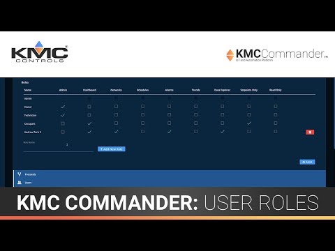 KMC Commander: User Roles | KMC Controls