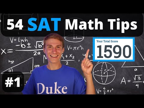 54 SAT Math Tips ???? 1590 Scorer ???? DSAT 1
