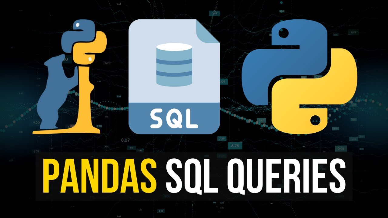 SQL Queries For Pandas DataFrames