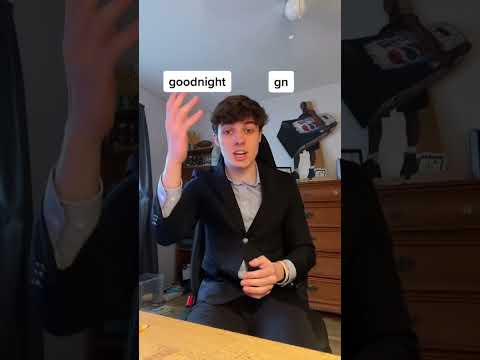 What is the difference between goodnight and gn? #shorts