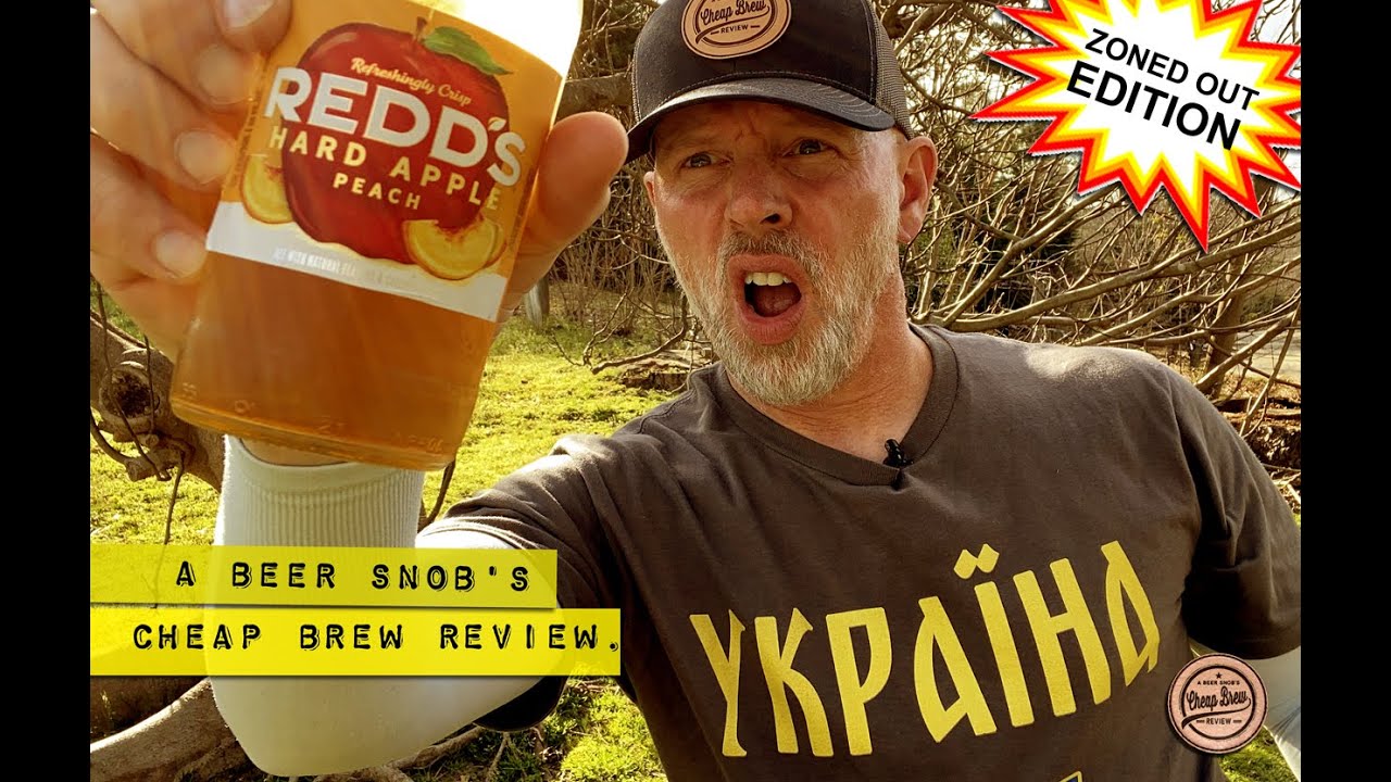Redd's Hard Apple Peach Beer Review by A Beer Snob's Cheap Brew Review