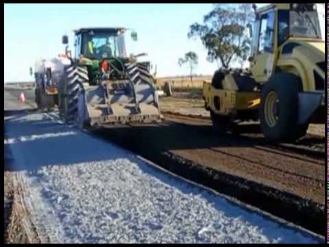 Recycling of Road Pavement using GeoCrete stabilisation process ...