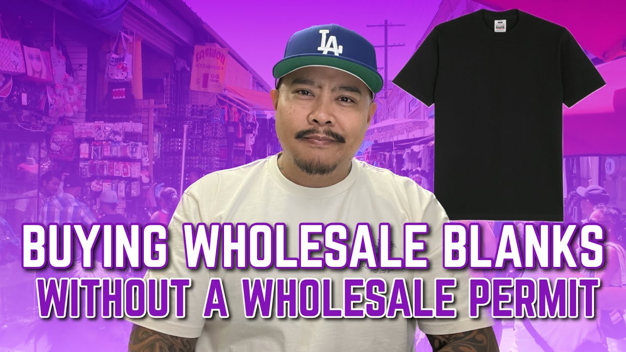 Buying Blank Shirts - Without a Wholesale License