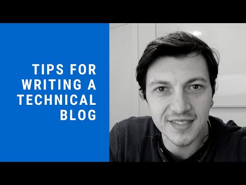 How to write a technical blog