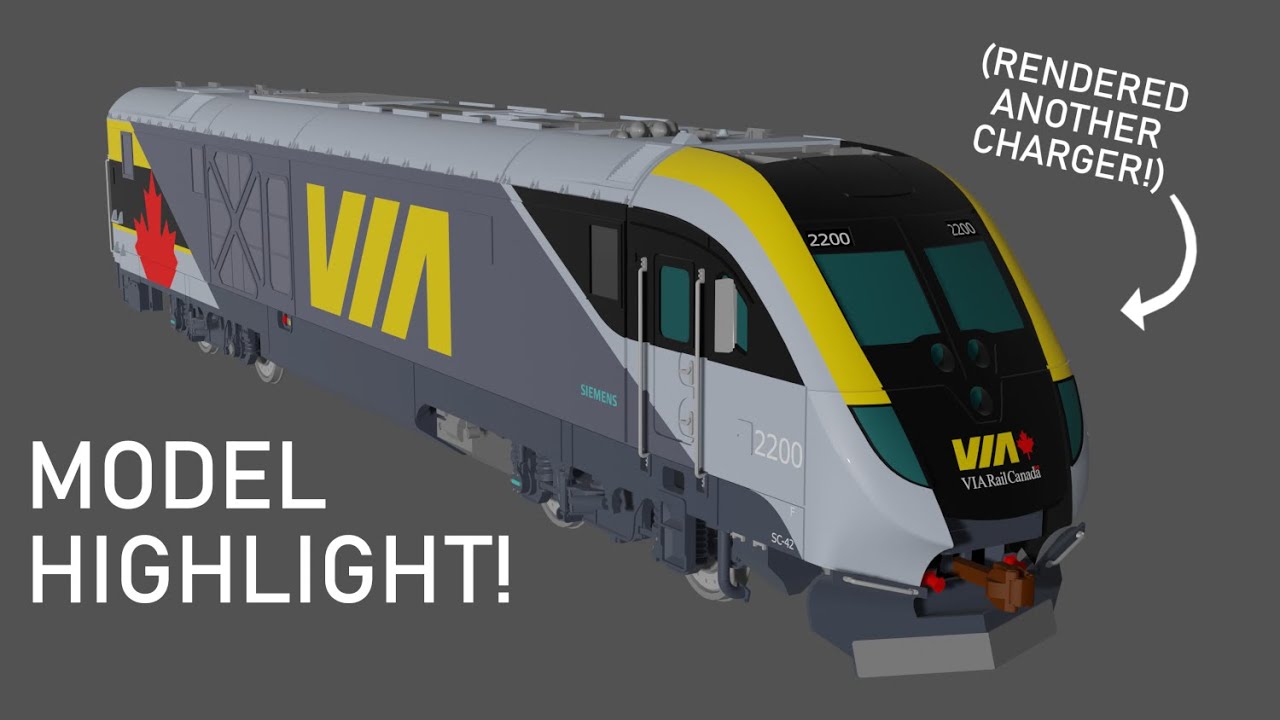 Rendering My VIA Rail Charger!