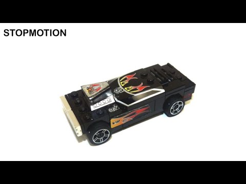 Klokriechers' Creations Building LEGO Racers Power Cruiser Set 8643 Stopmotion Review