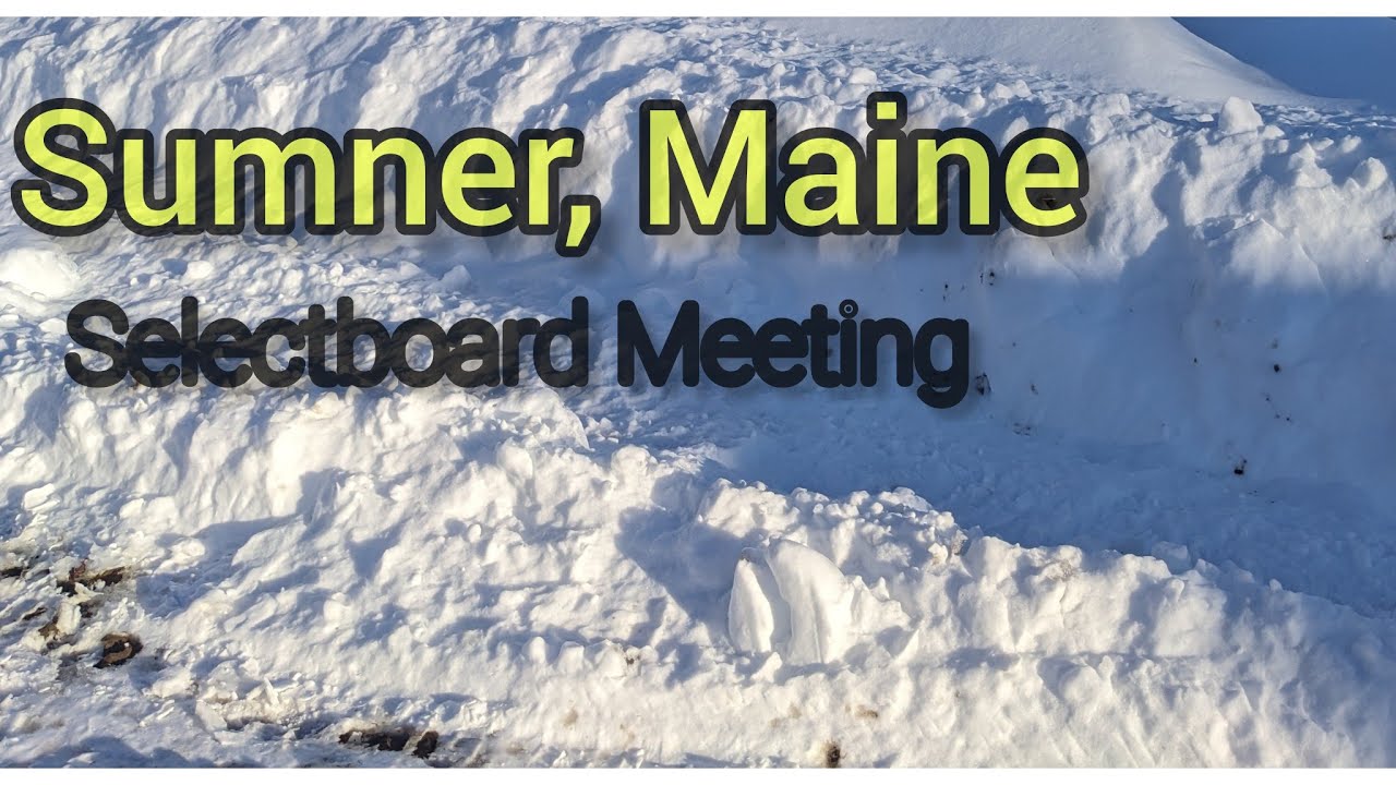 Selectboard Meeting 03-26-2024