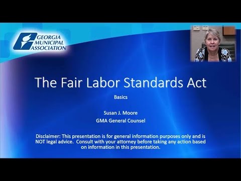 Fair Labor Standards Act (Part 1)