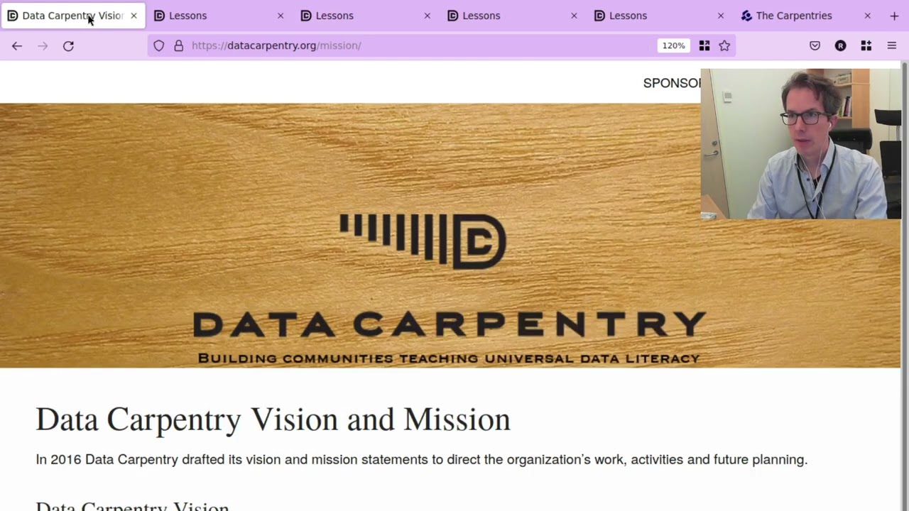 Data carpentry  (DocEnhance)