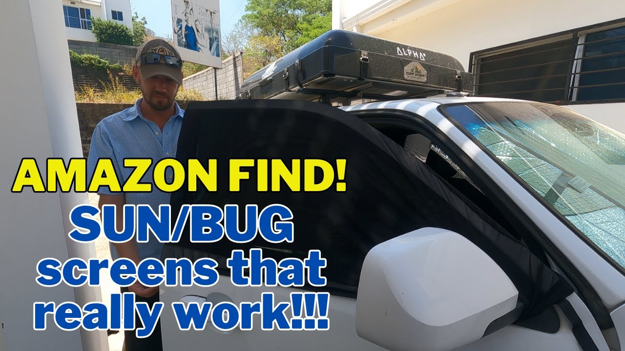 VAN & CAR CAMPING SUN SHADE/BUG SCREENS | Skip the DIY & buy these SUN SHADE/BUG SCREENS on Amazon