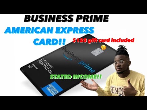 Get approved for the Amazon Business Prime American Express credit card!!