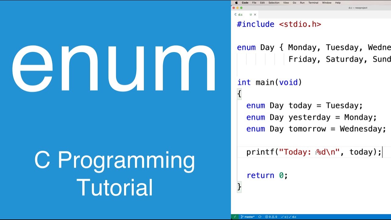 enum | C Programming Tutorial