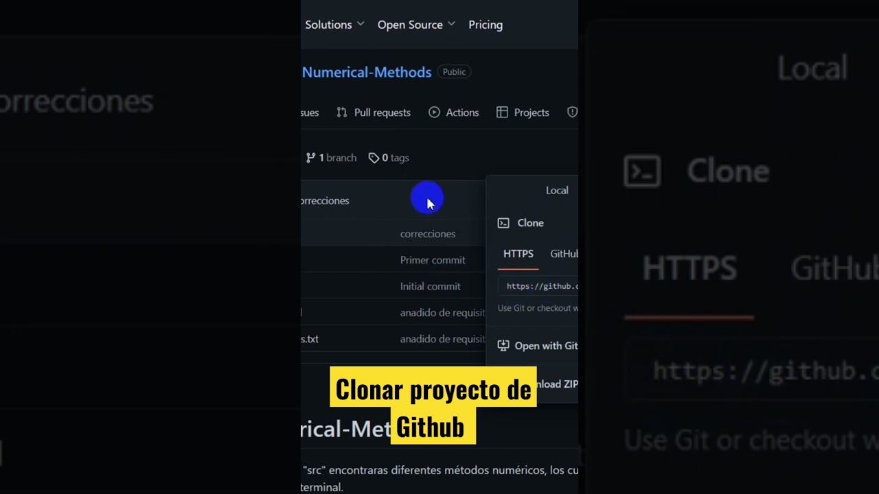 Clonar proyecto de Github