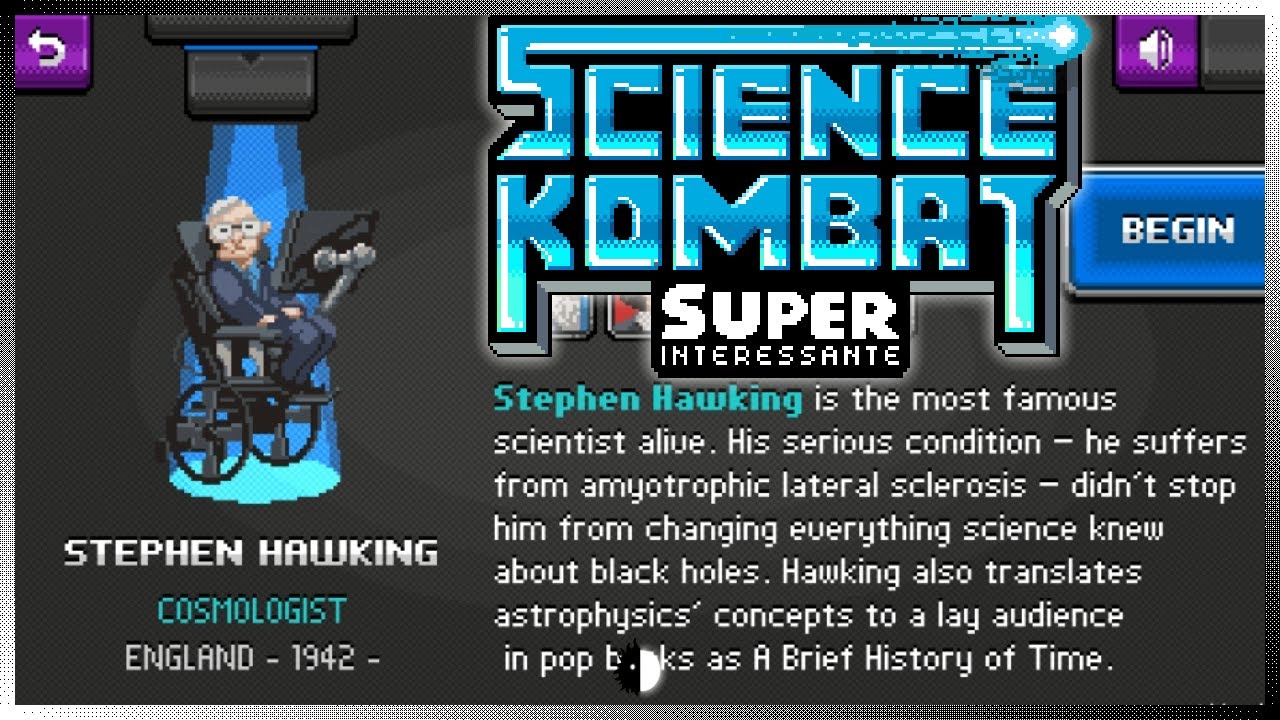 SCIENCE KOMBAT: Stephen Hawking