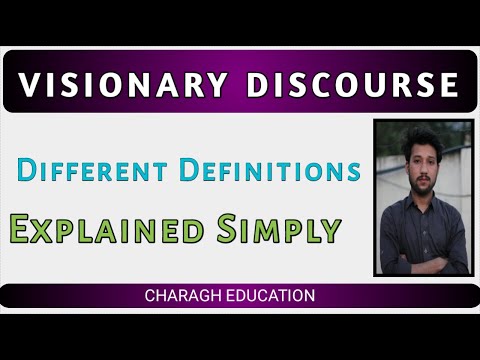Visionary Discource Explained Simply || What is Discourse