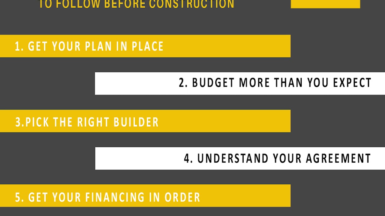 MY Construction - Checklist