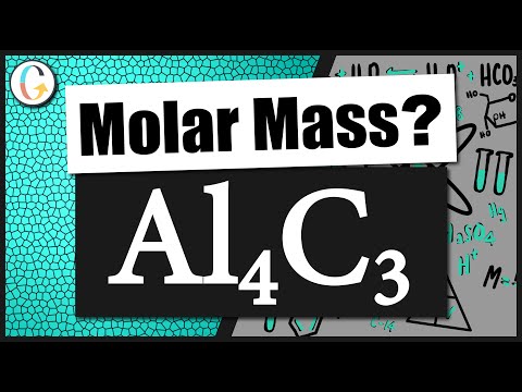 How to find the molar mass of Al4C3 (Aluminum Carbide)