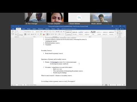 Primary and Secondary Sources English