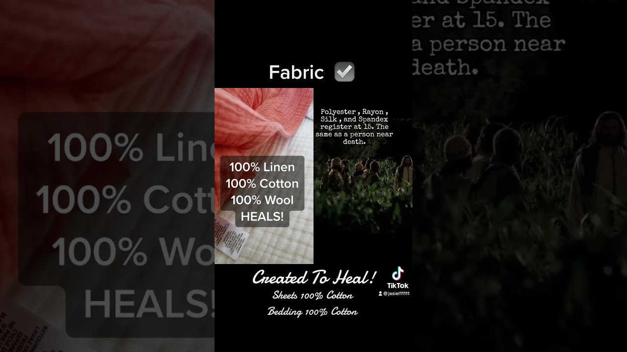 Fabric Frequencies! Wool, Linen & Cotton Natural Fibers...