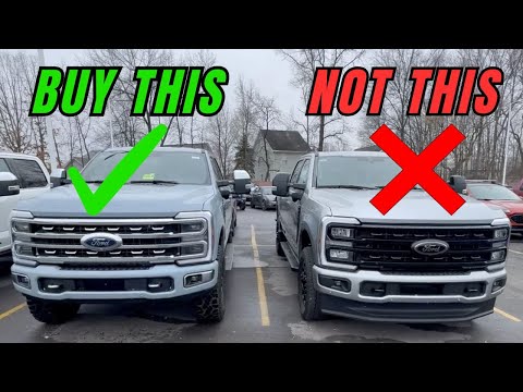 2024 Ford Superduty Lariat vs Platinum which is the best value HD trim option?