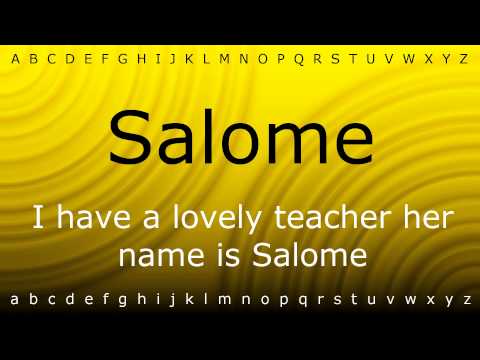 How to say 'Salome' with Zira.mp4
